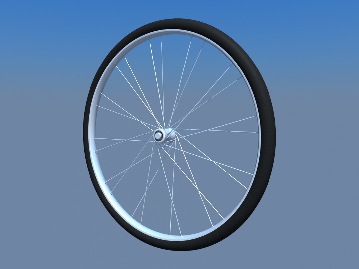 Bicycle Wheel 3d Model