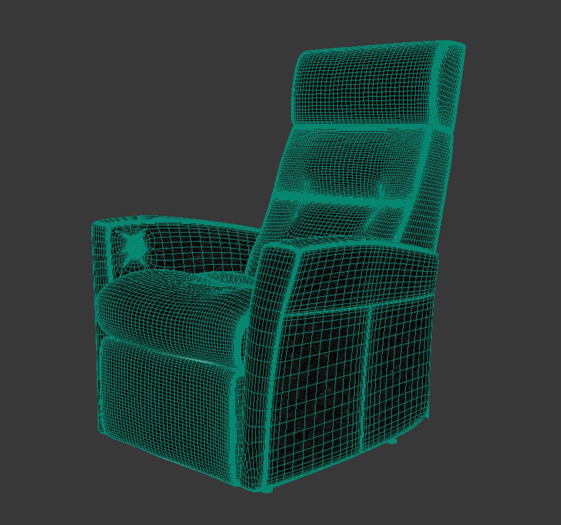 3d Chair Armchair Arm Model