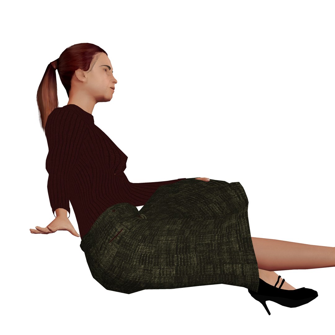 Adult woman rigging 3D model - TurboSquid 1563722