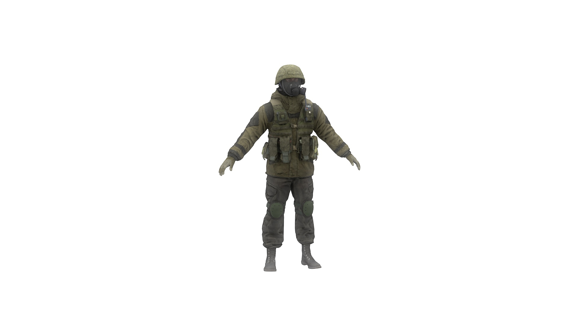 Stalker Soldier 3D - TurboSquid 2072526