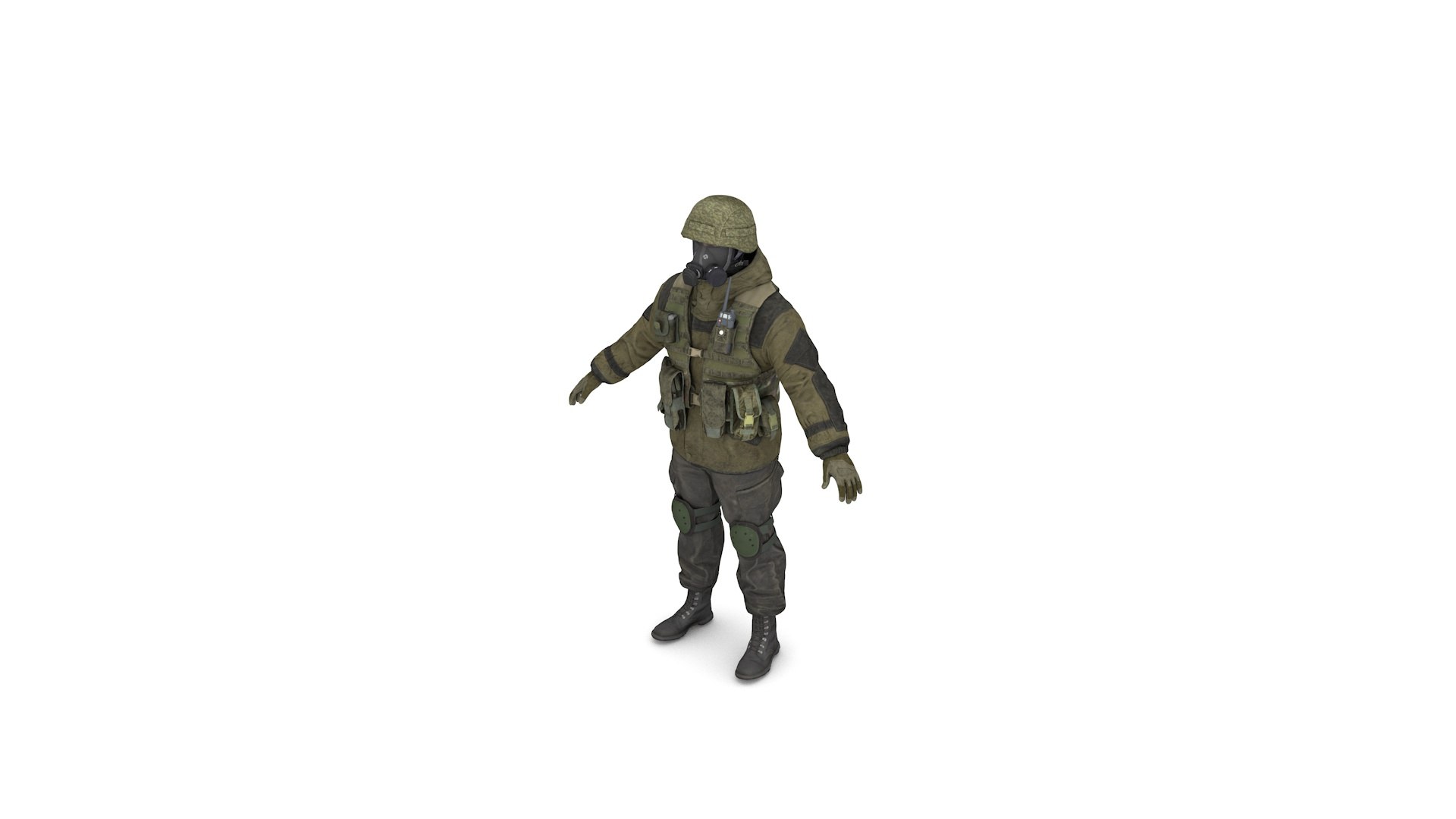 Stalker Soldier 3D - TurboSquid 2072526