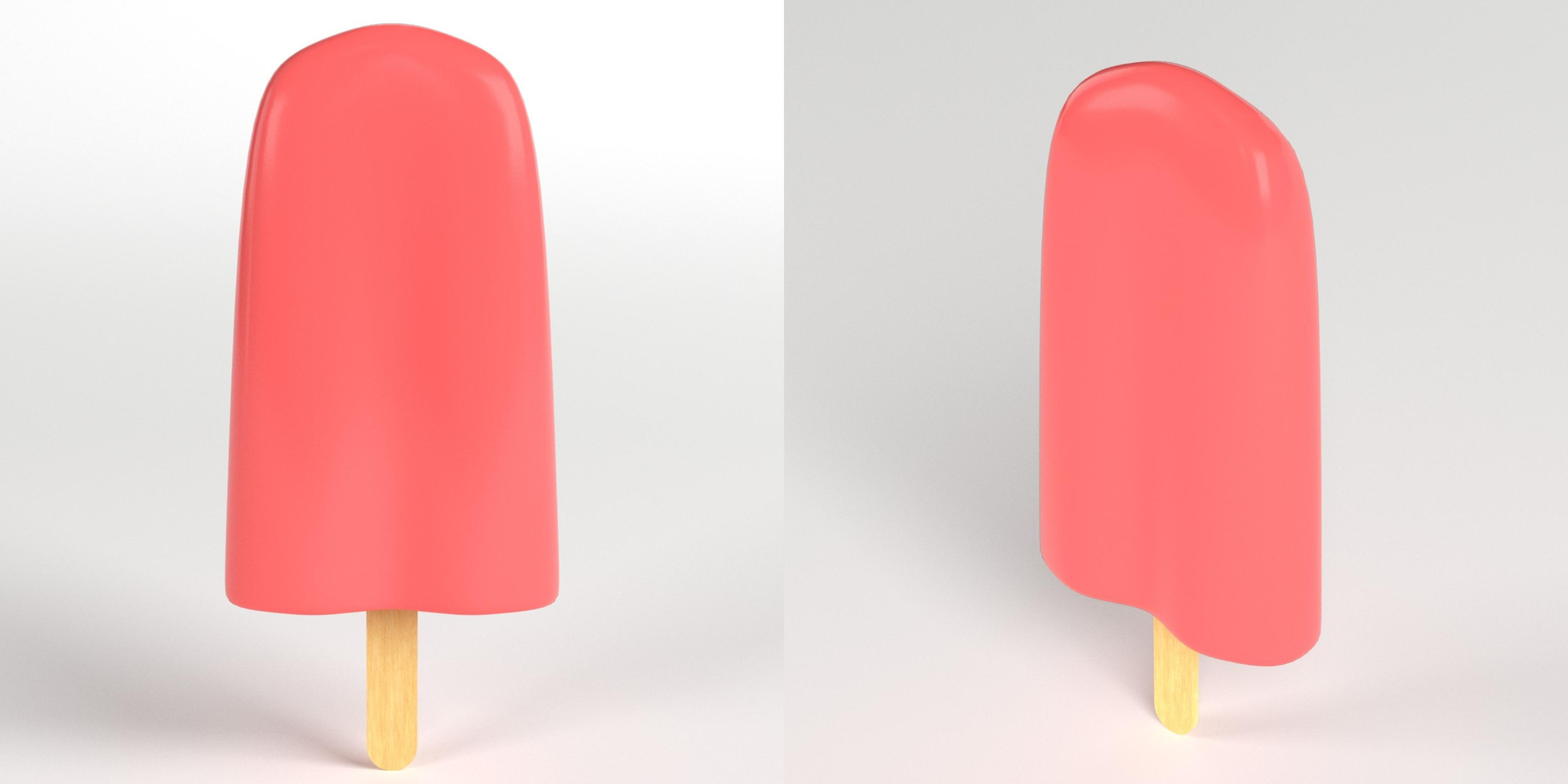 3D stylized ice pop - TurboSquid 1382274