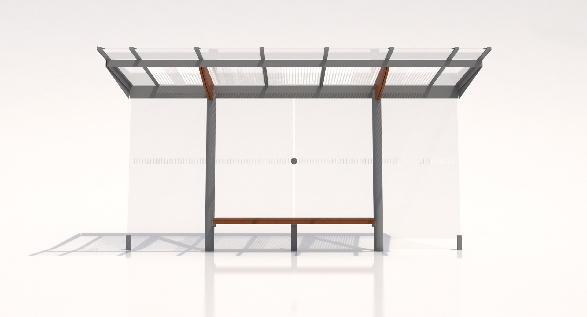 3d mmcite regio 300 bus shelter model