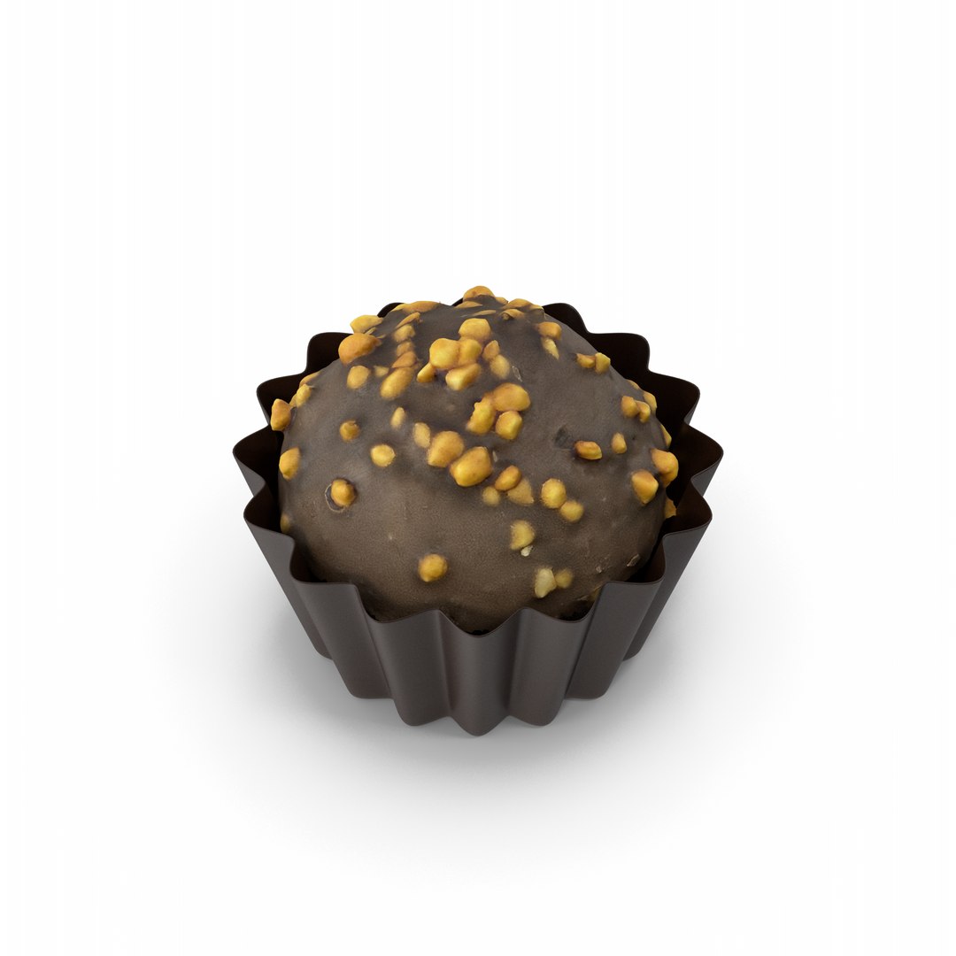 3D Chocolate Cake Model - TurboSquid 2396524