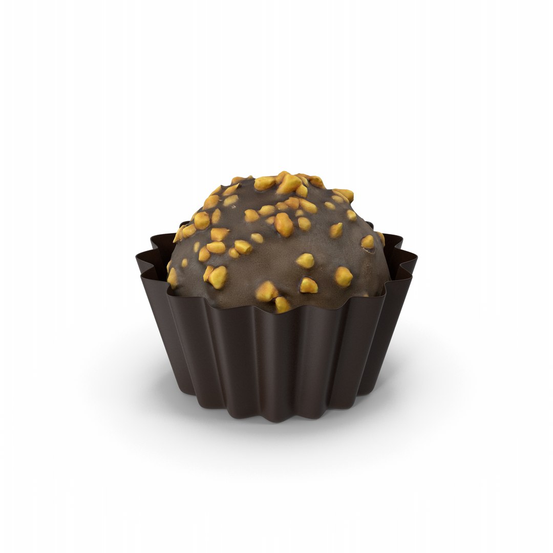 3D Chocolate Cake Model - TurboSquid 2396524