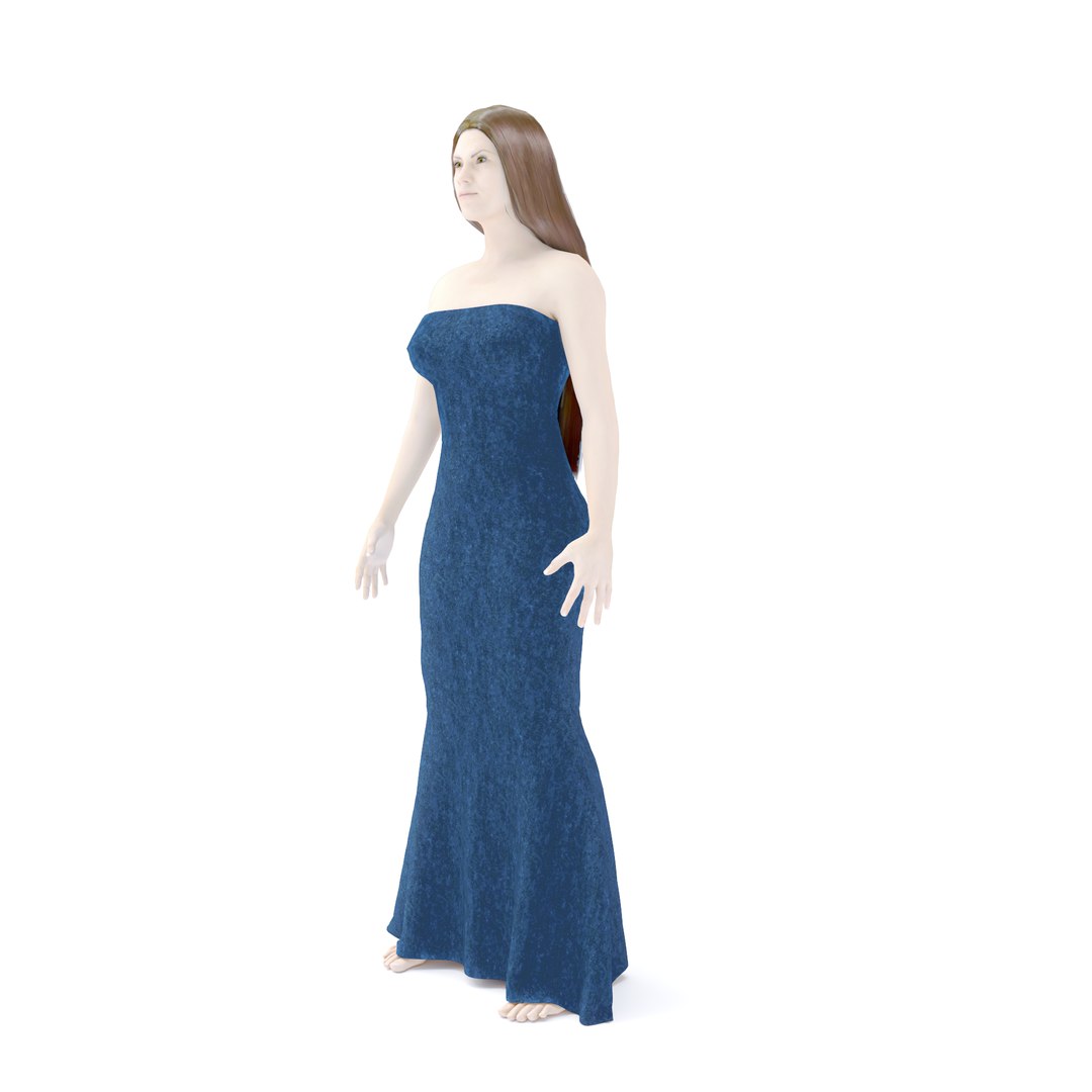 3D clothing dress character - TurboSquid 1604873