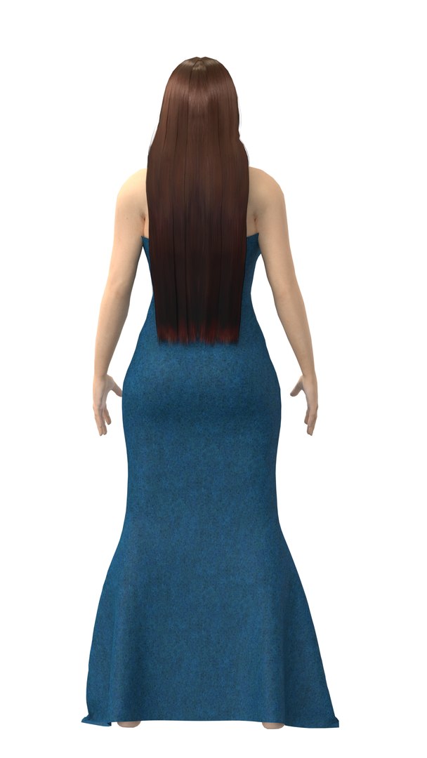 3D clothing dress character - TurboSquid 1604873