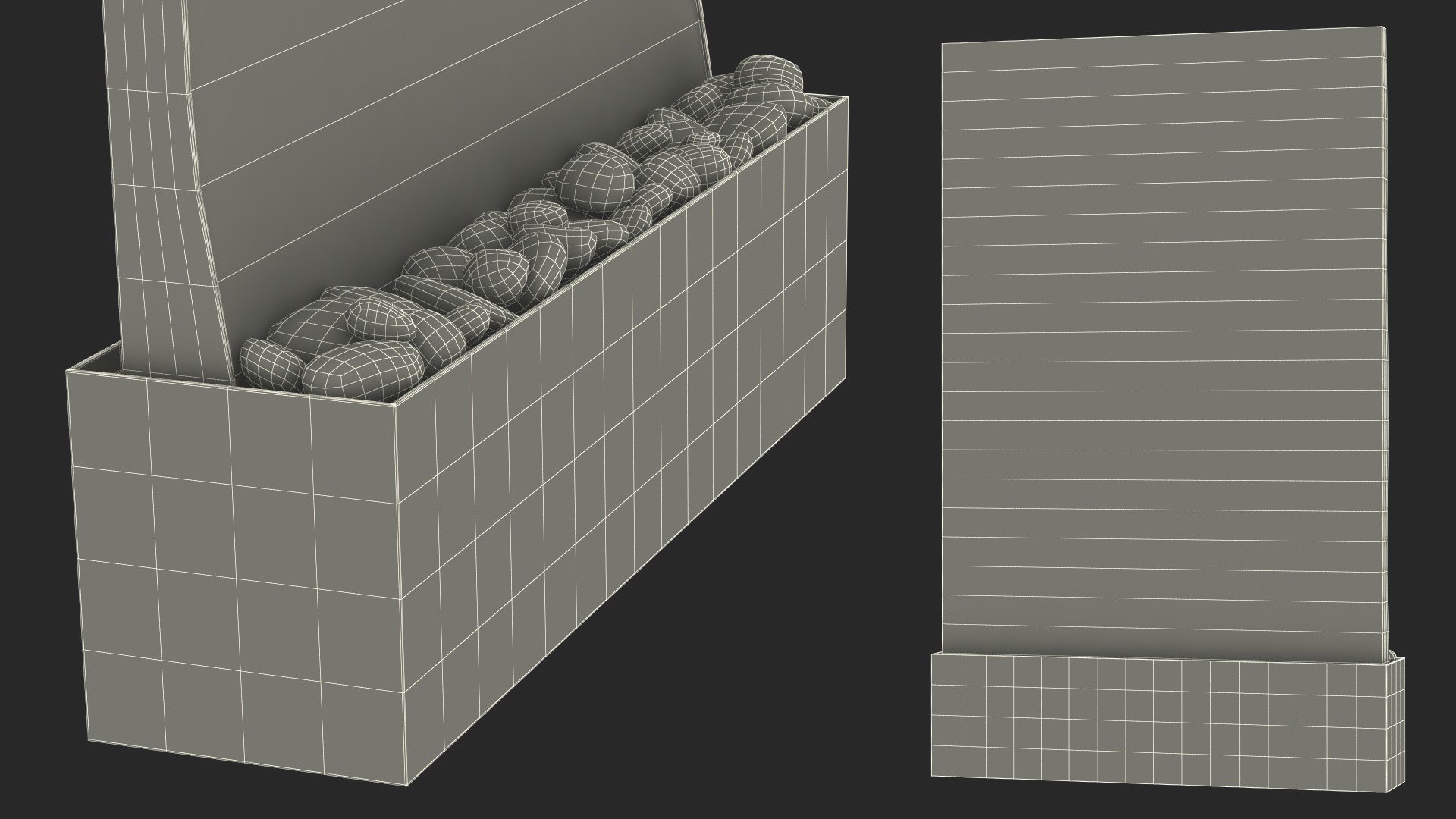 3D Modern Wall Fountain With Water - TurboSquid 2105585