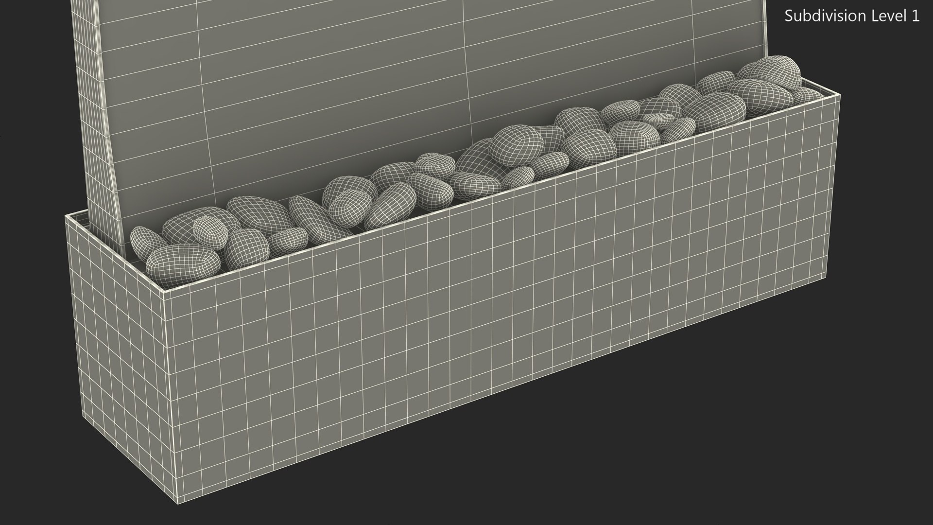 3D Modern Wall Fountain With Water - TurboSquid 2105585