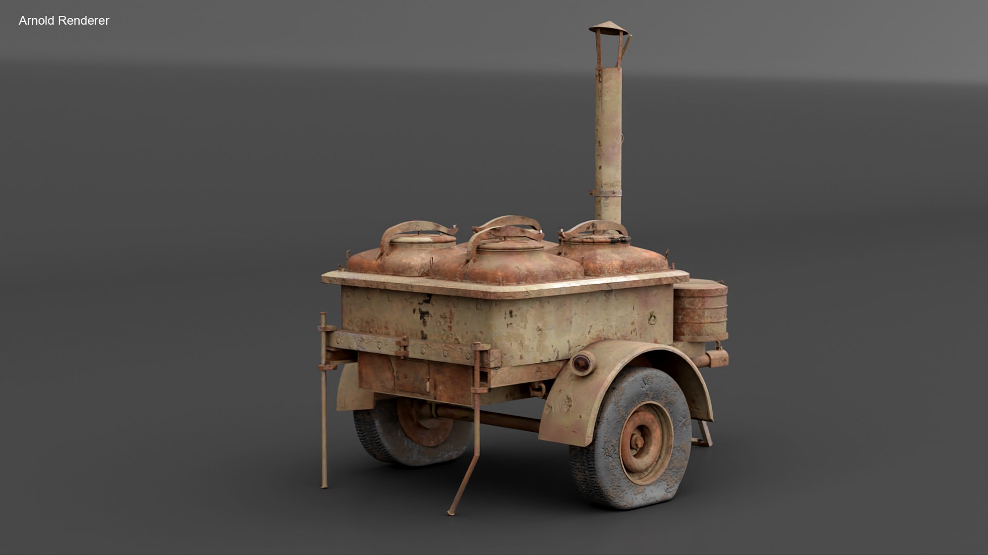 Old Army Filed Kitchen 3D Model - TurboSquid 2065679