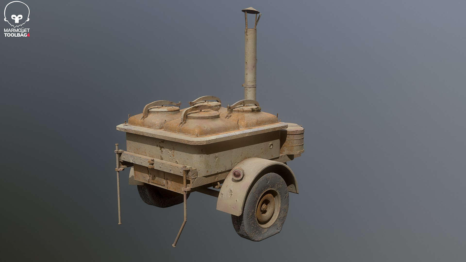 Old Army Filed Kitchen 3D Model - TurboSquid 2065679