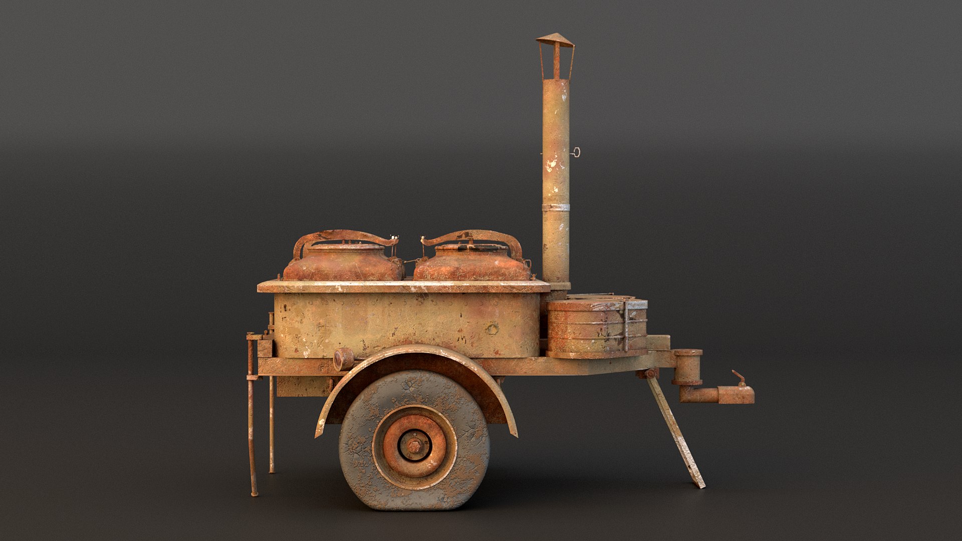Old Army Filed Kitchen 3D Model - TurboSquid 2065679