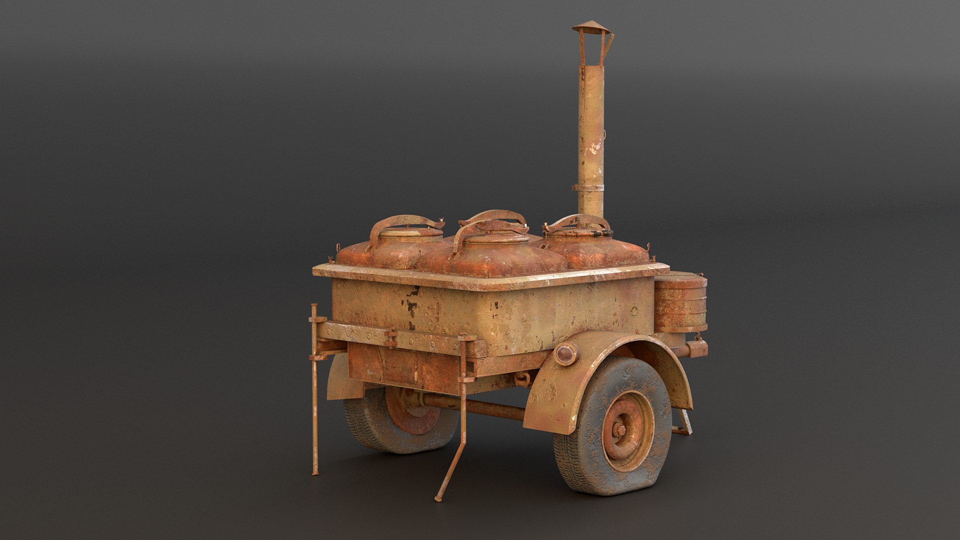 Old Army Filed Kitchen 3D Model - TurboSquid 2065679