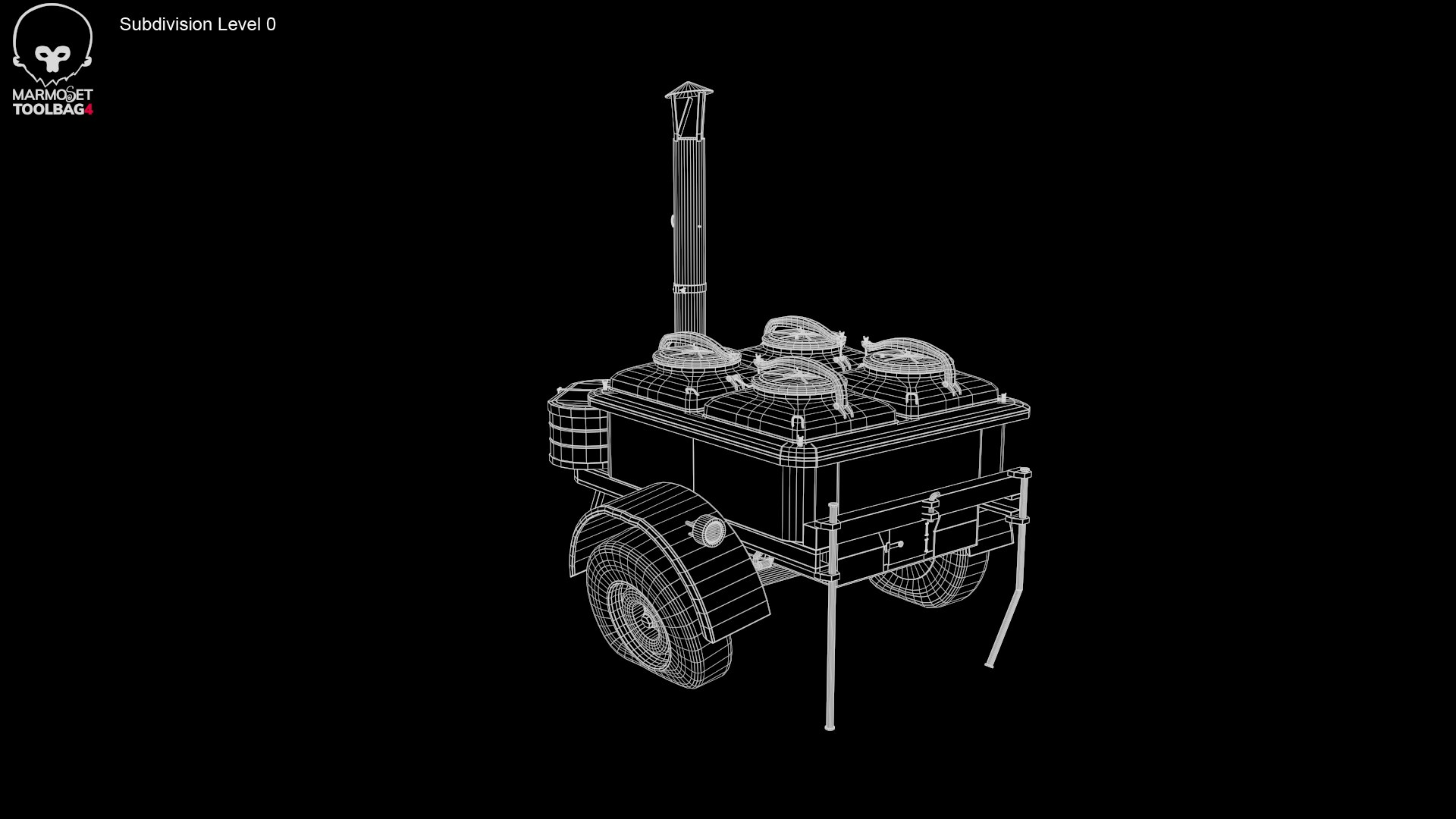 Old Army Filed Kitchen 3D Model - TurboSquid 2065679