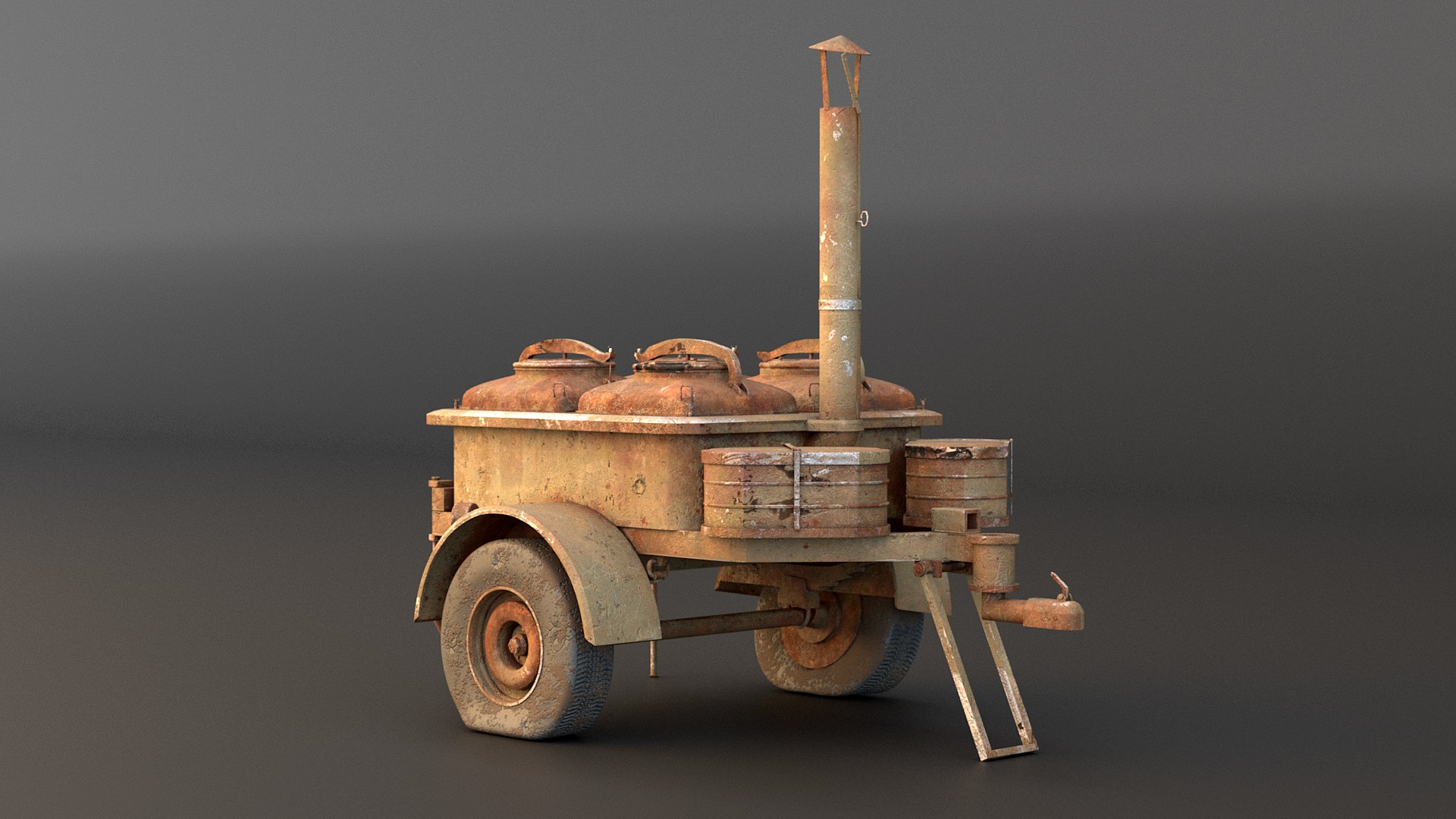 Old Army Filed Kitchen 3D Model - TurboSquid 2065679