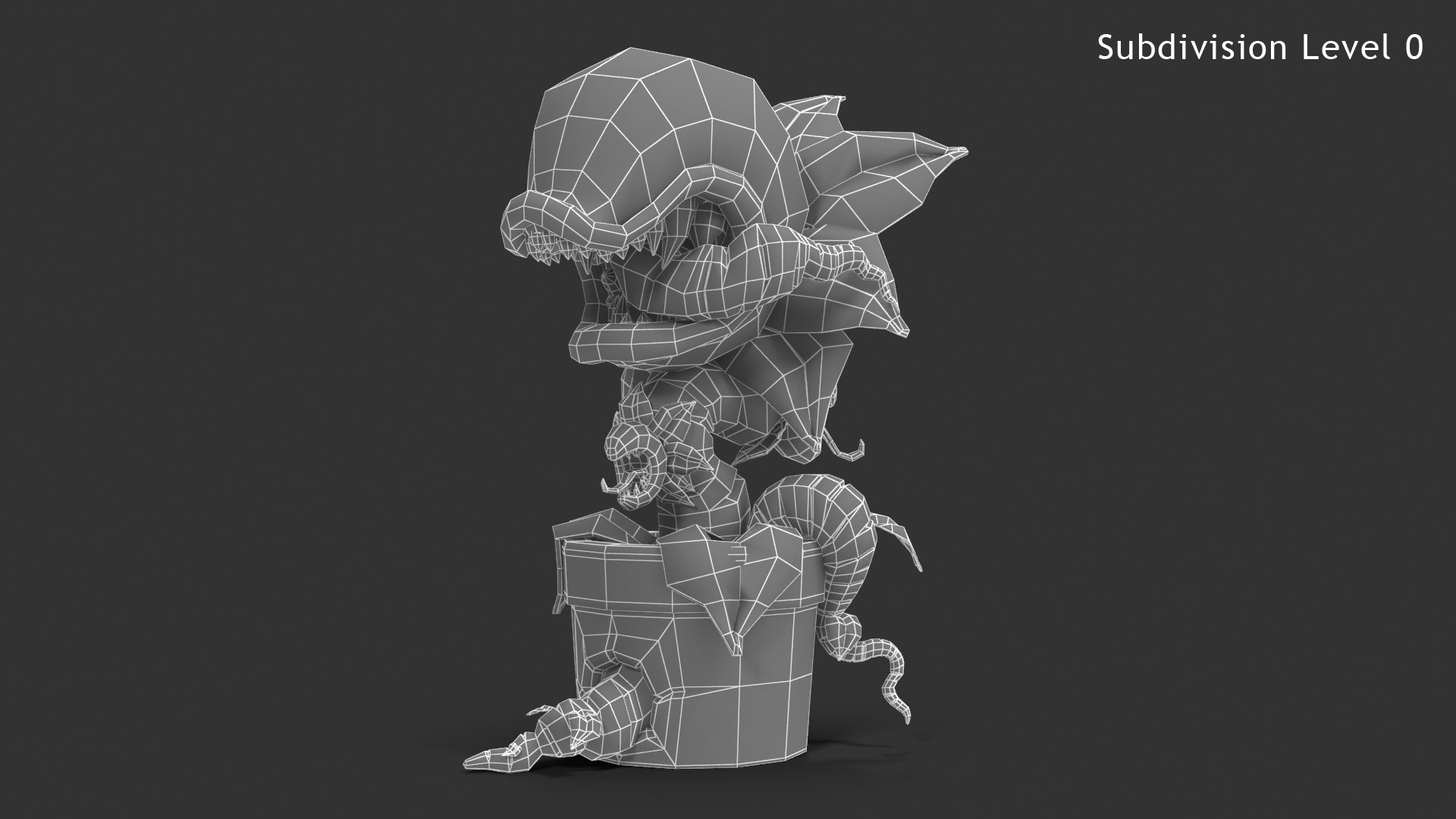 Monster plant model - TurboSquid 1659806