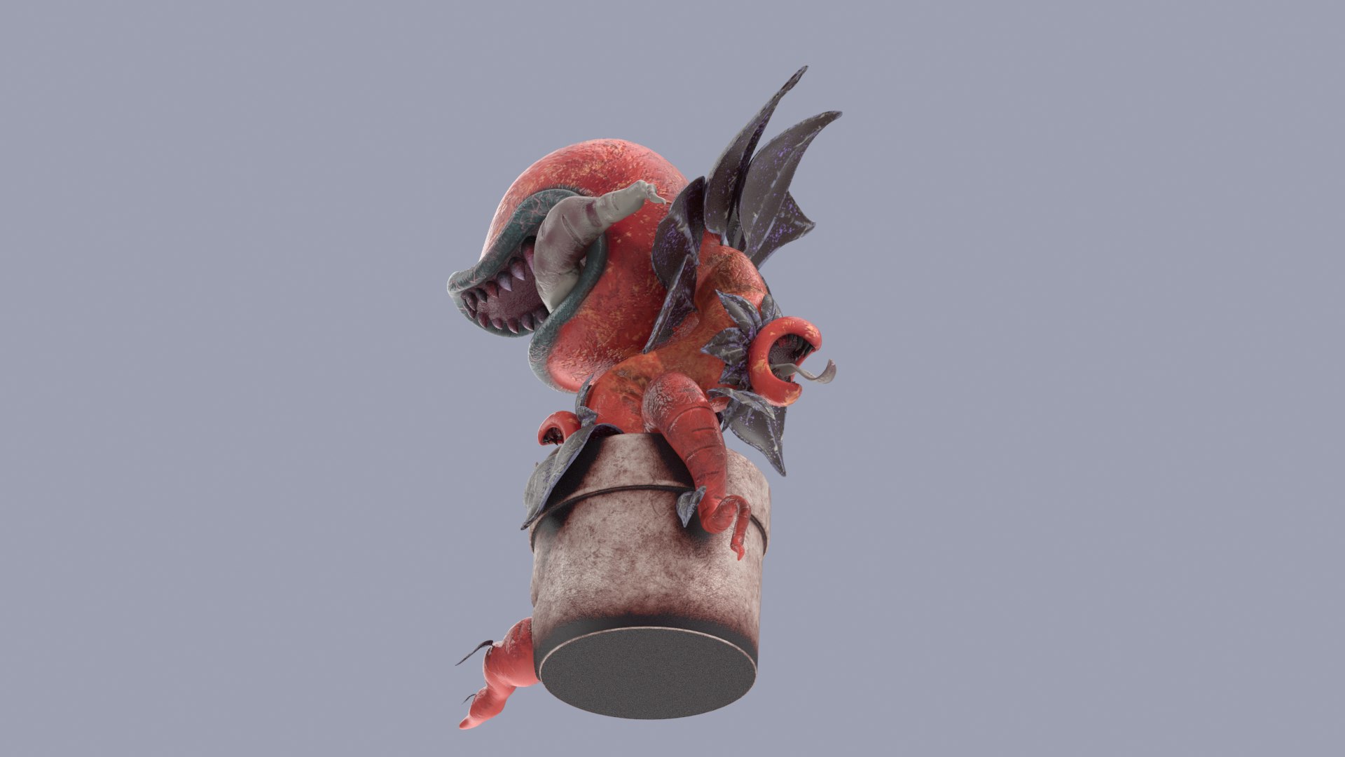 Monster plant model - TurboSquid 1659806