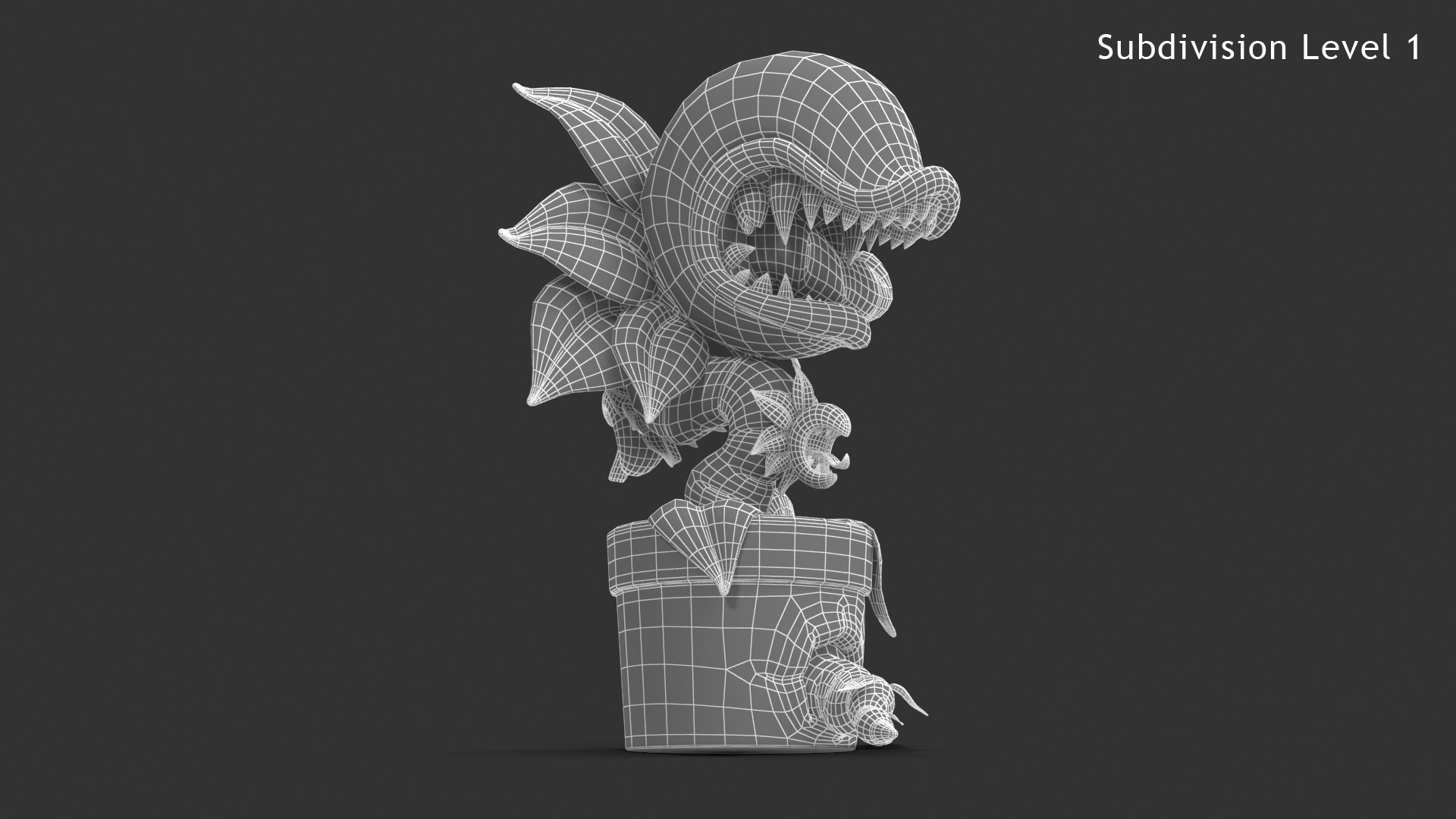 Monster plant model - TurboSquid 1659806