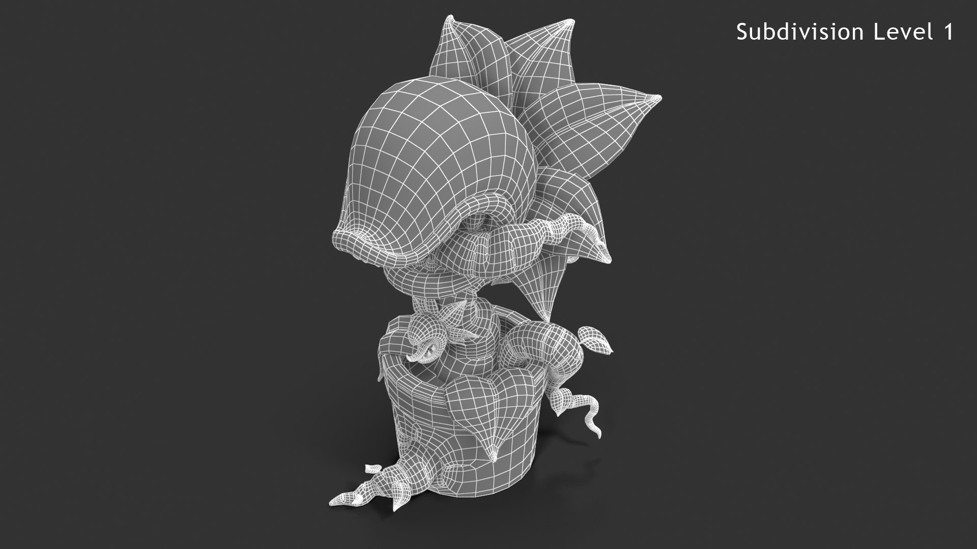 Monster plant model - TurboSquid 1659806
