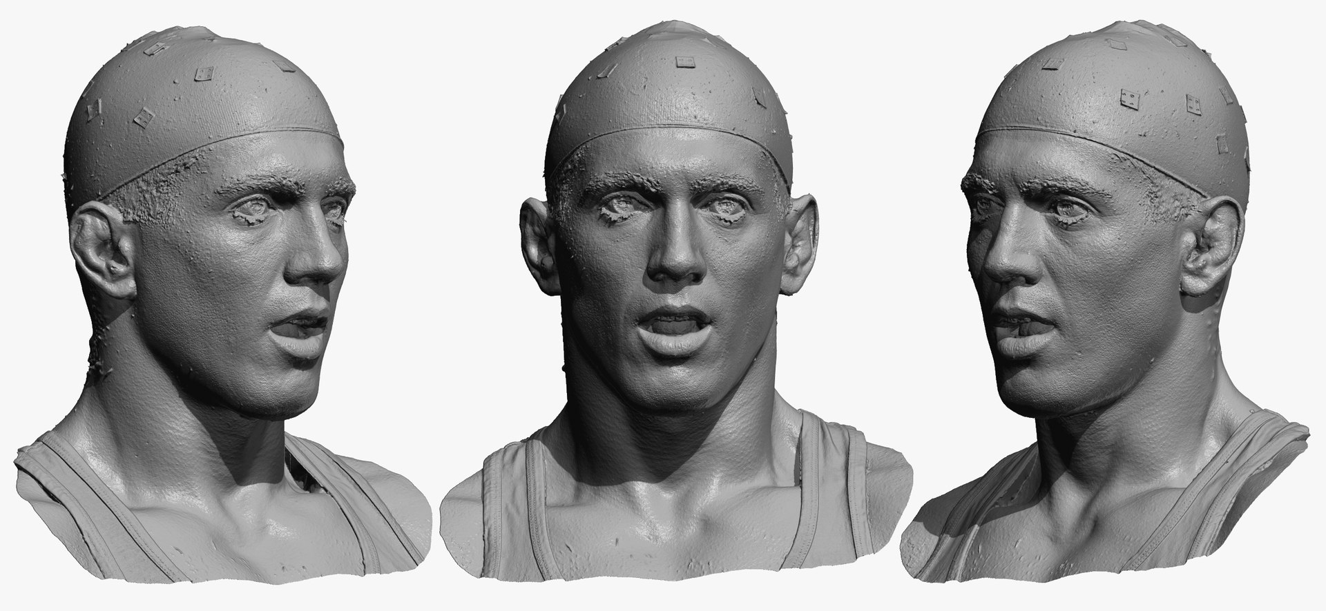 Mike Human Head Pose 3D Model - TurboSquid 1592783