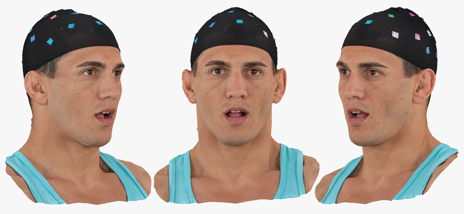 Mike Human Head Pose 3D Model - TurboSquid 1592783