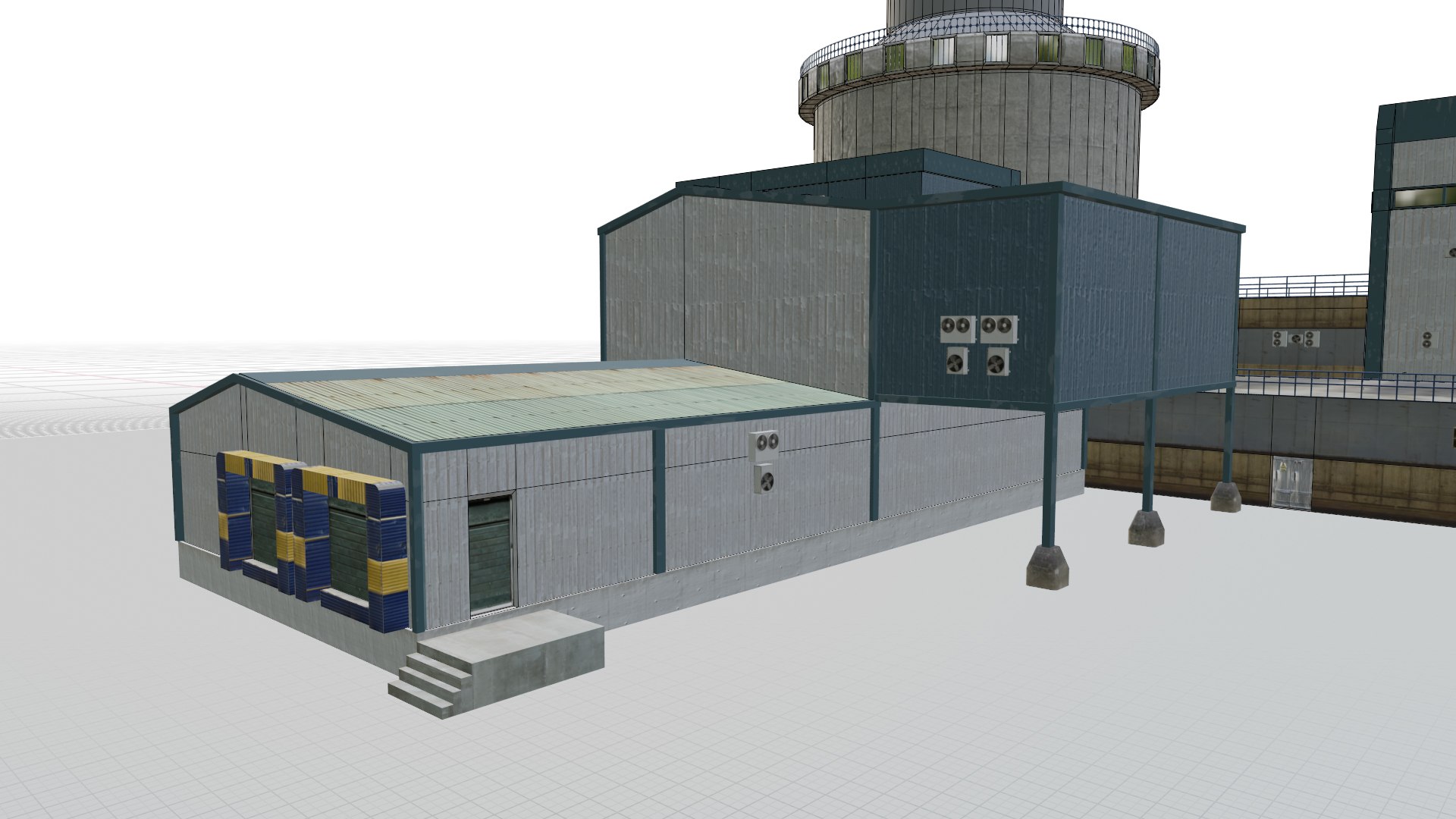 3D Model Nuclear Power Plant Warehouse - TurboSquid 1985592