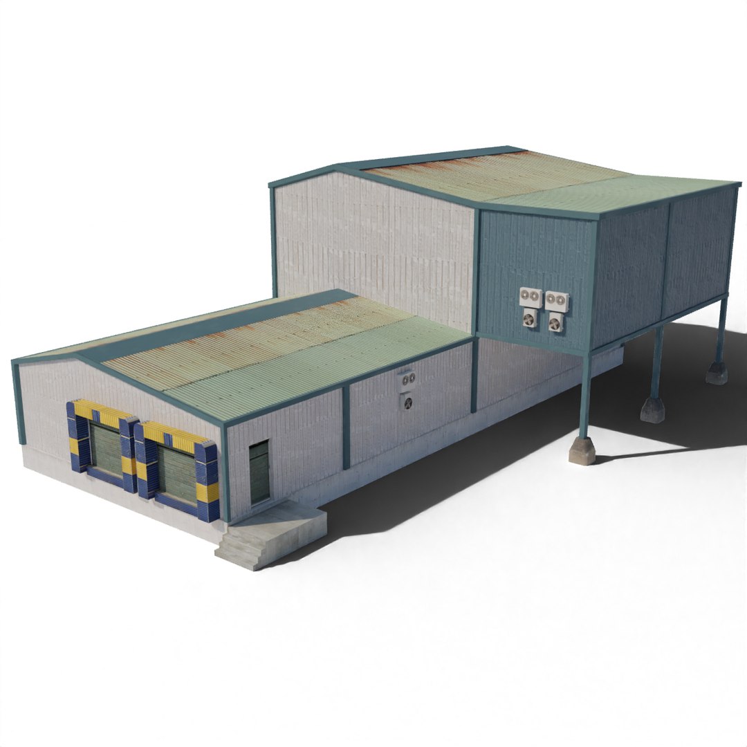 3D Model Nuclear Power Plant Warehouse - TurboSquid 1985592