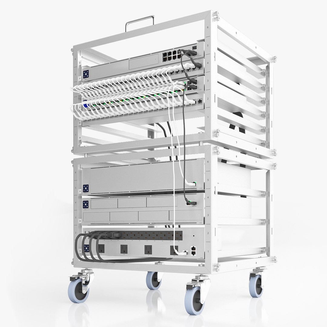 Ubiquiti UniFi Network Rack 3D Model - TurboSquid 1853848