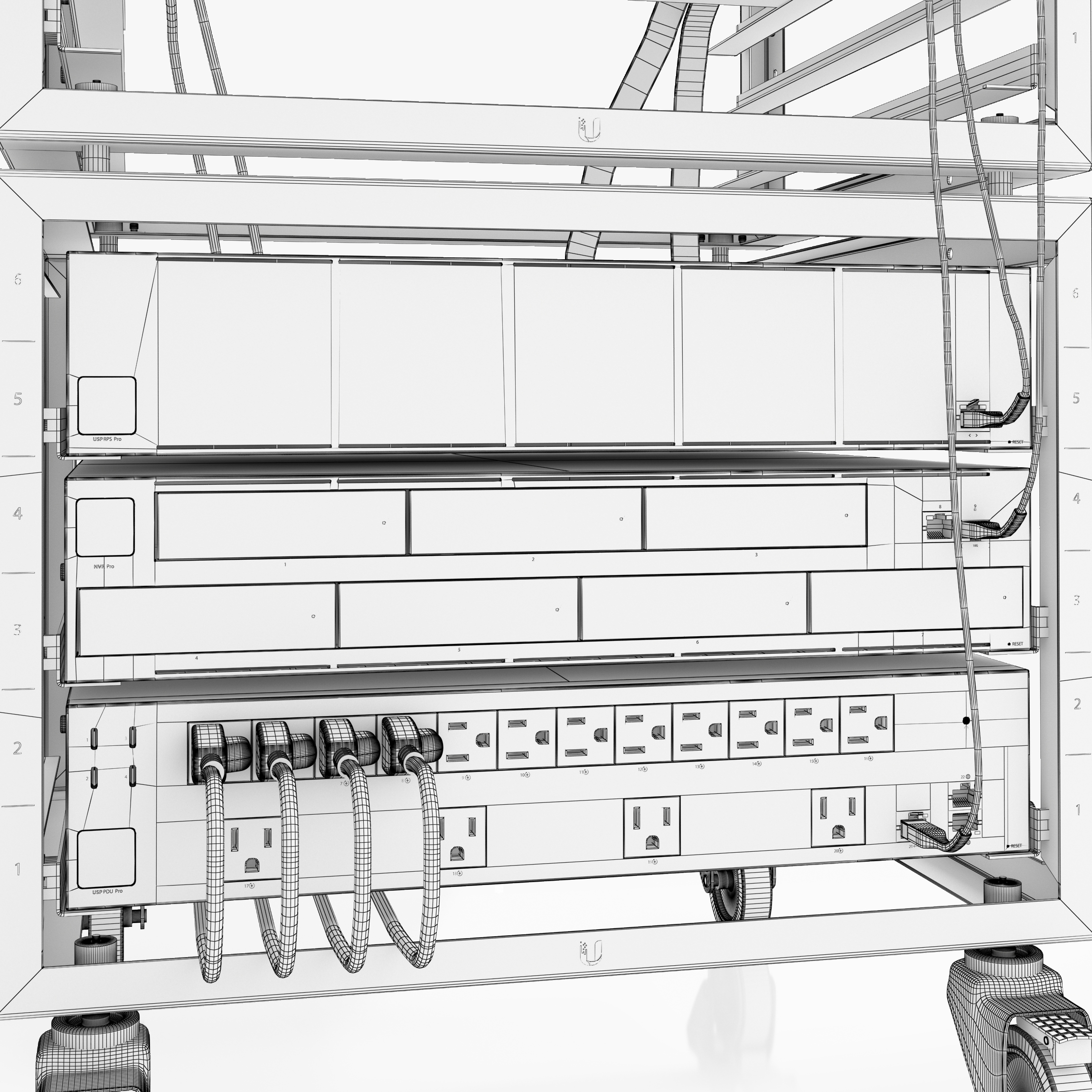 Ubiquiti UniFi Network Rack 3D model - TurboSquid 1853848