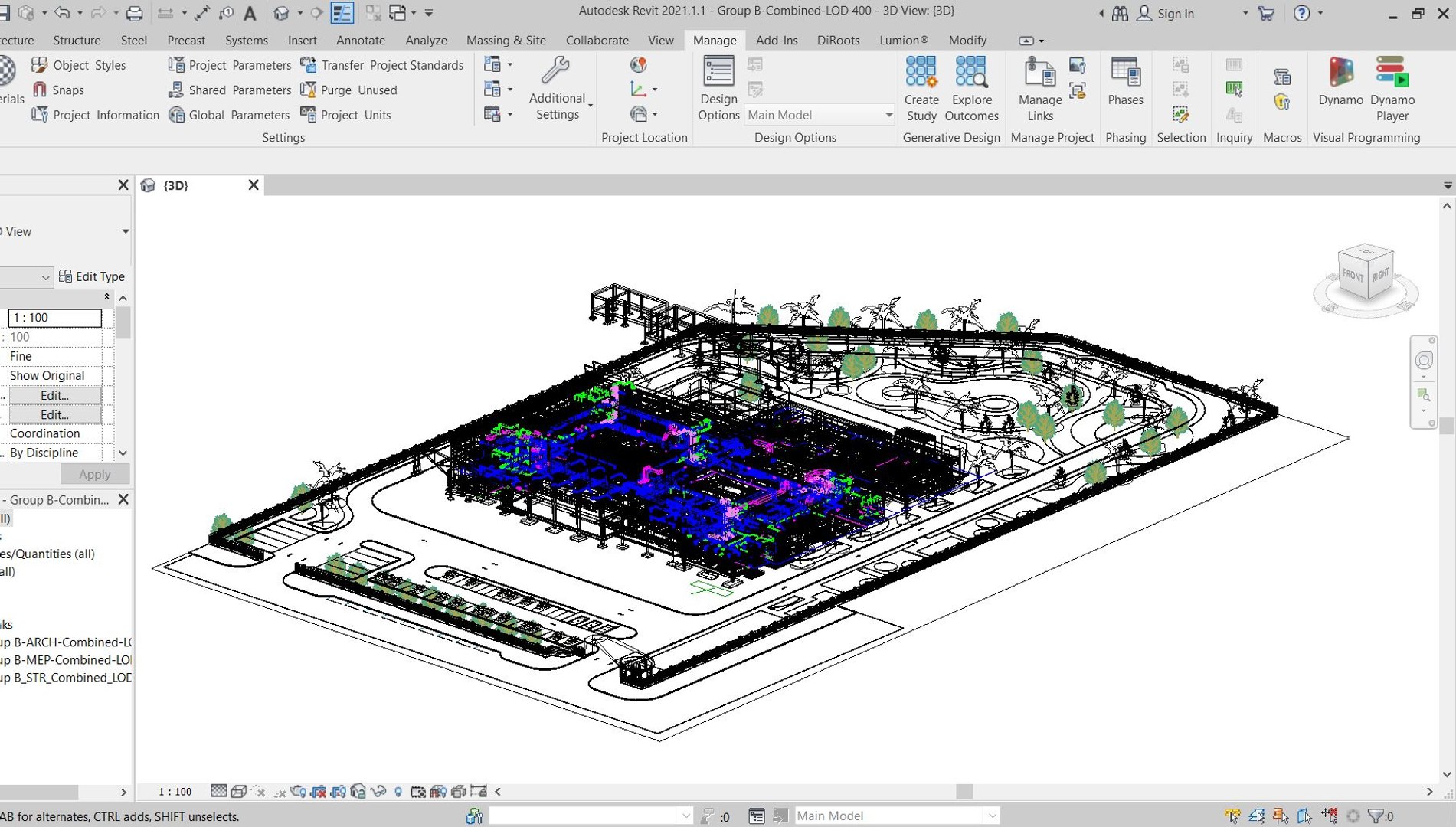 Revit BIM Primary School At UAE Model - TurboSquid 2058311