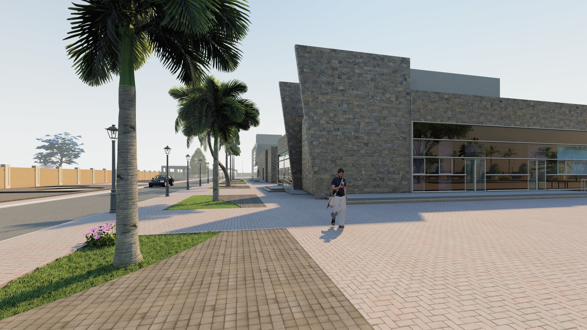 Revit BIM Primary School At UAE Model - TurboSquid 2058311