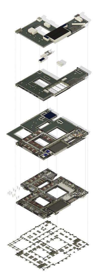 Revit BIM Primary School At UAE Model - TurboSquid 2058311