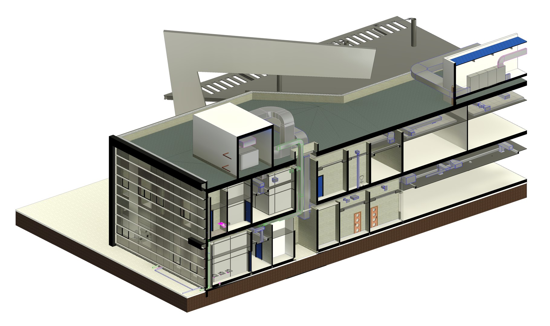 Revit BIM Primary School At UAE Model - TurboSquid 2058311