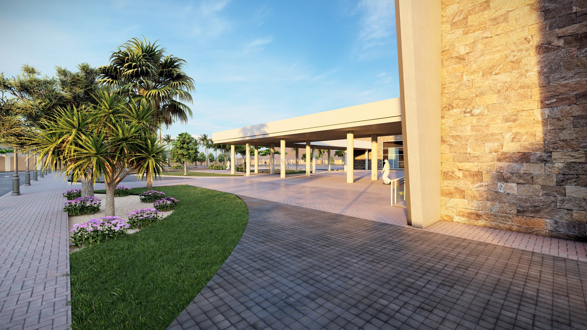 Revit BIM Primary School At UAE Model - TurboSquid 2058311
