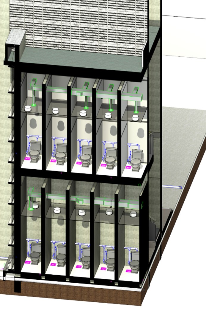 Revit BIM Primary School At UAE Model - TurboSquid 2058311