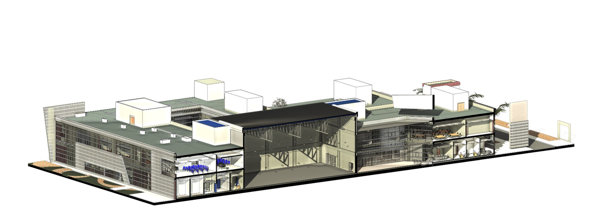 Revit BIM Primary School At UAE Model - TurboSquid 2058311