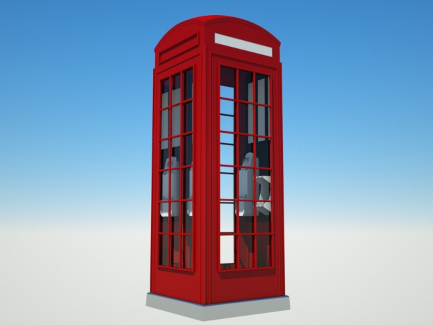 Phone Box London 3D Model - TurboSquid 1222656