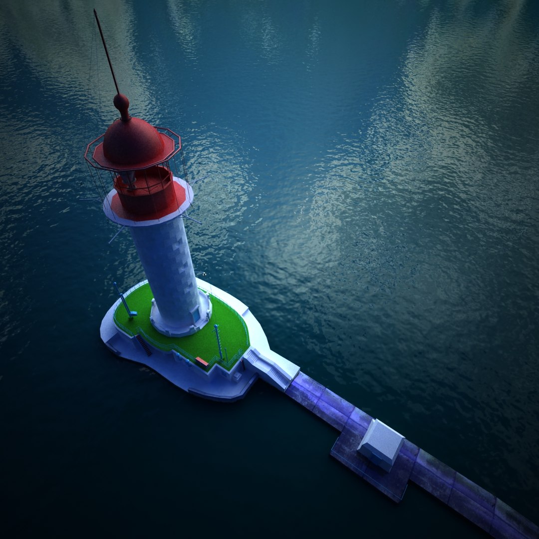 Lighthouse Fresnel Lens 3d Model