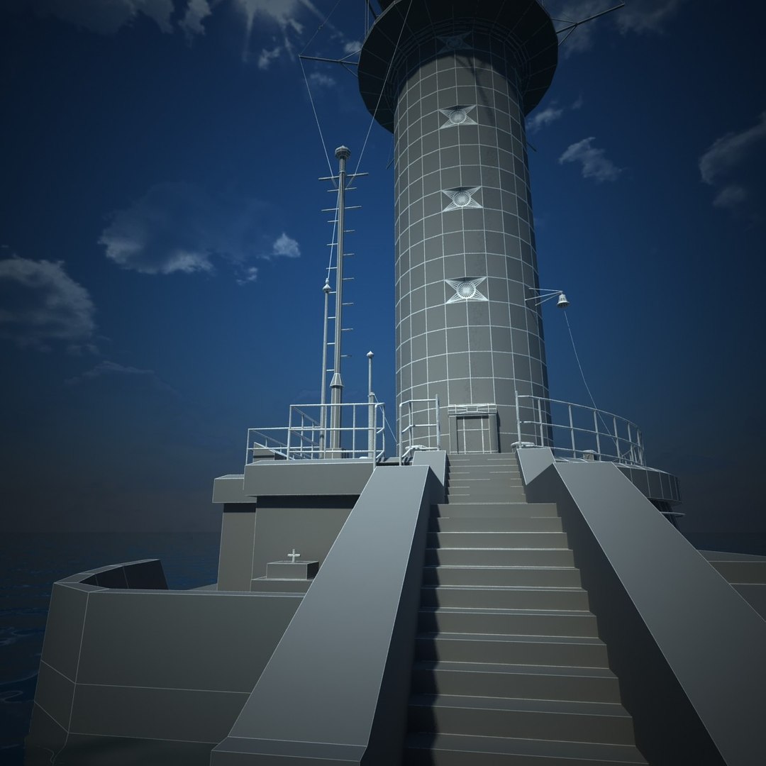 Lighthouse Fresnel Lens 3d Model