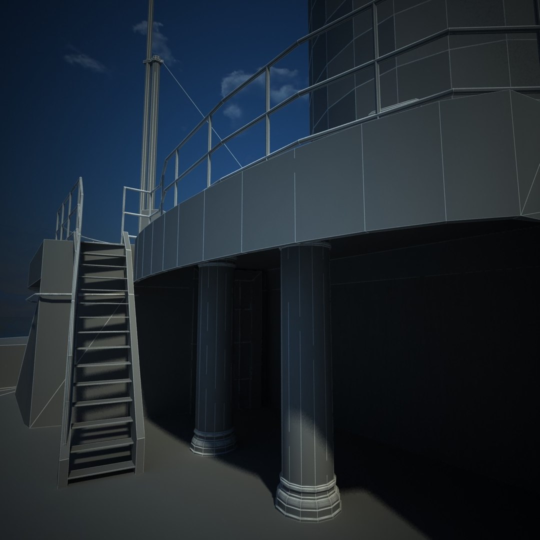 Lighthouse Fresnel Lens 3d Model