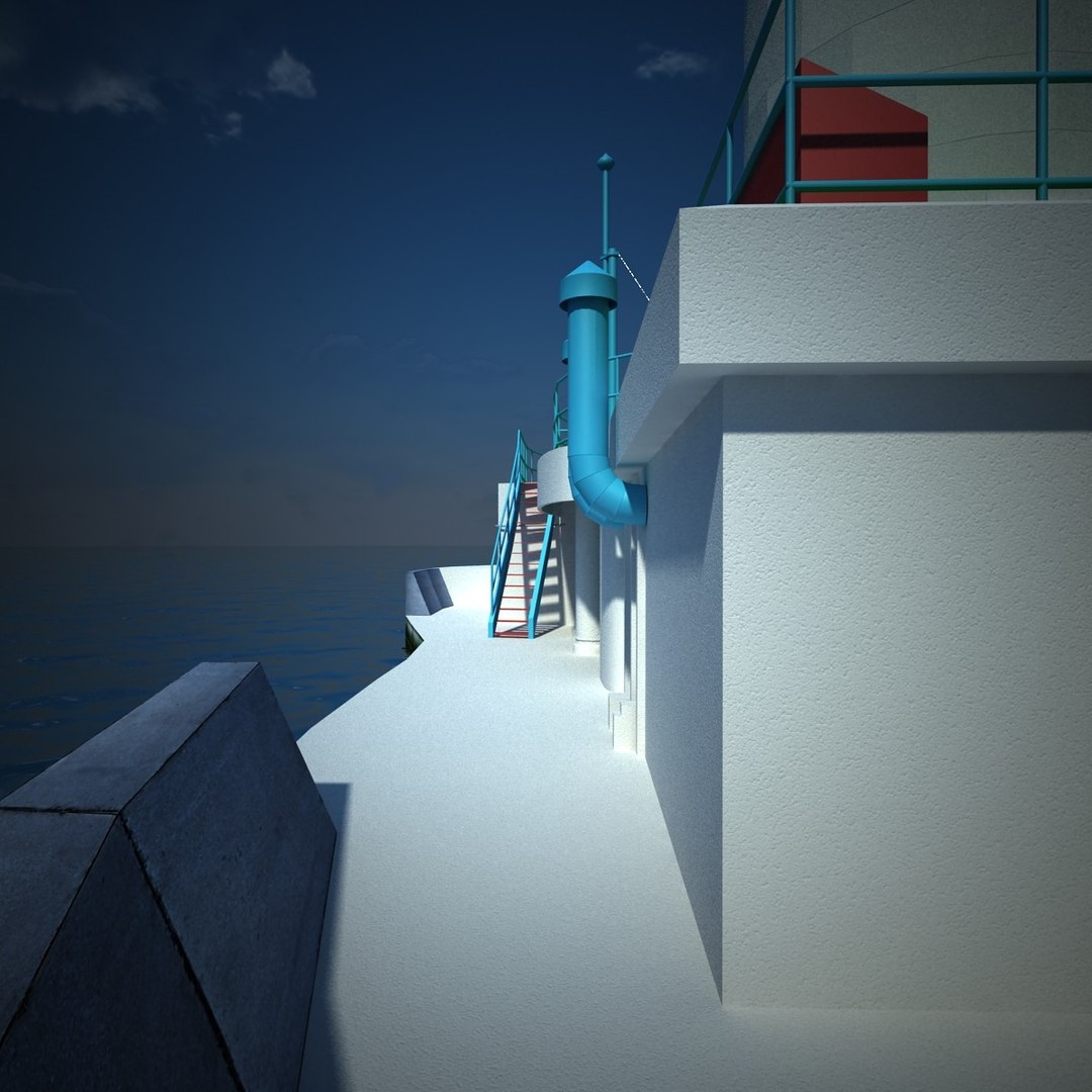 Lighthouse Fresnel Lens 3d Model