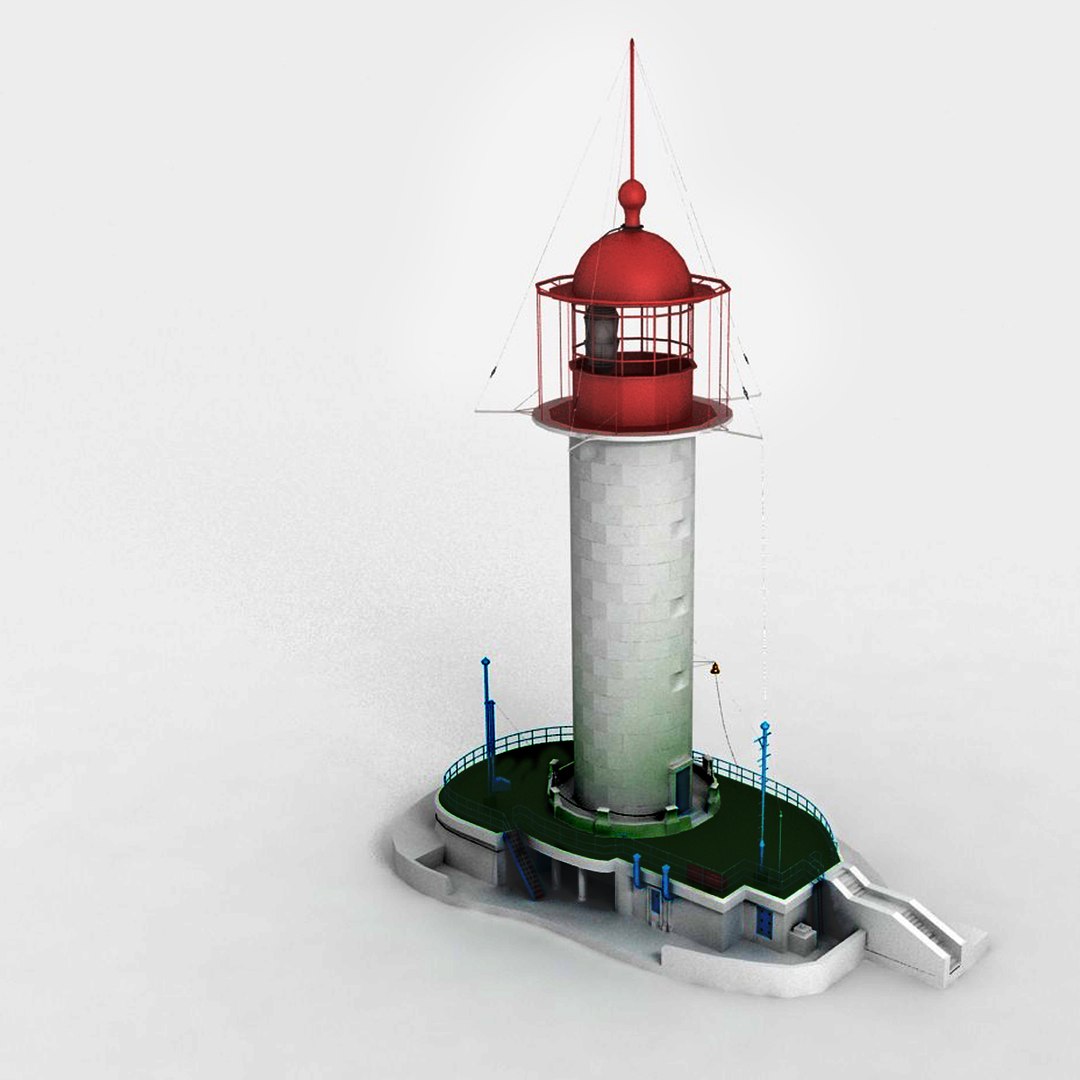 Lighthouse Fresnel Lens 3d Model