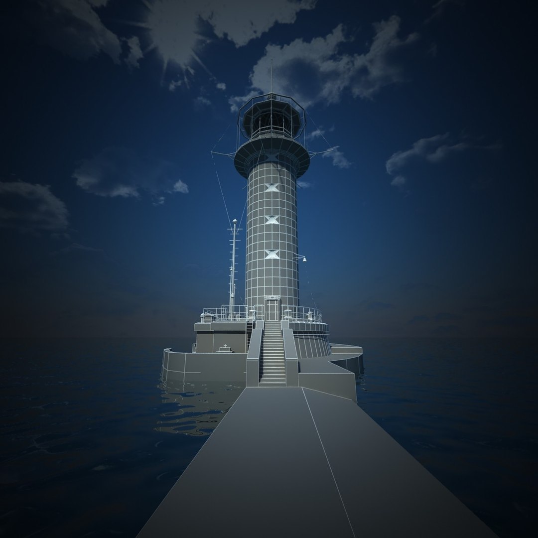 Lighthouse Fresnel Lens 3d Model