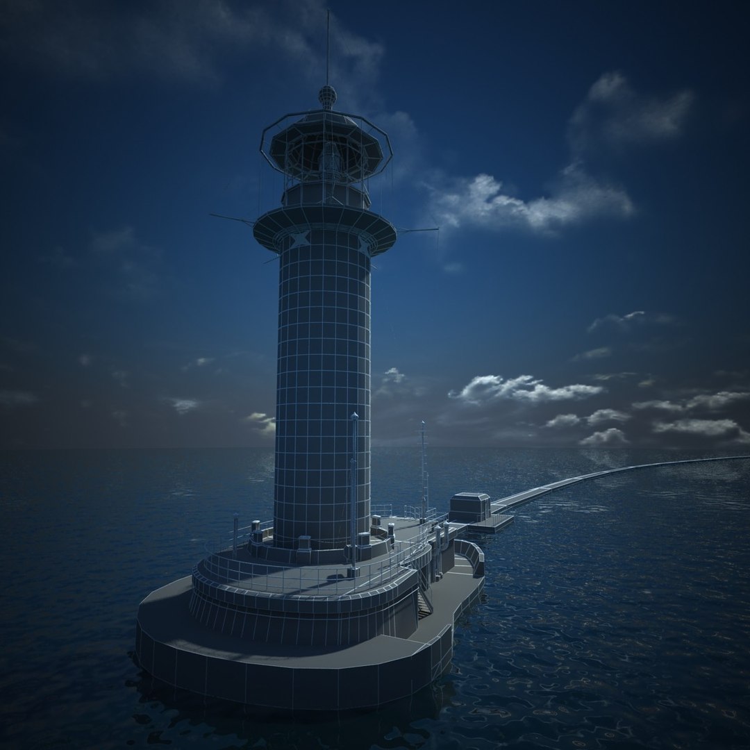 Lighthouse Fresnel Lens 3d Model