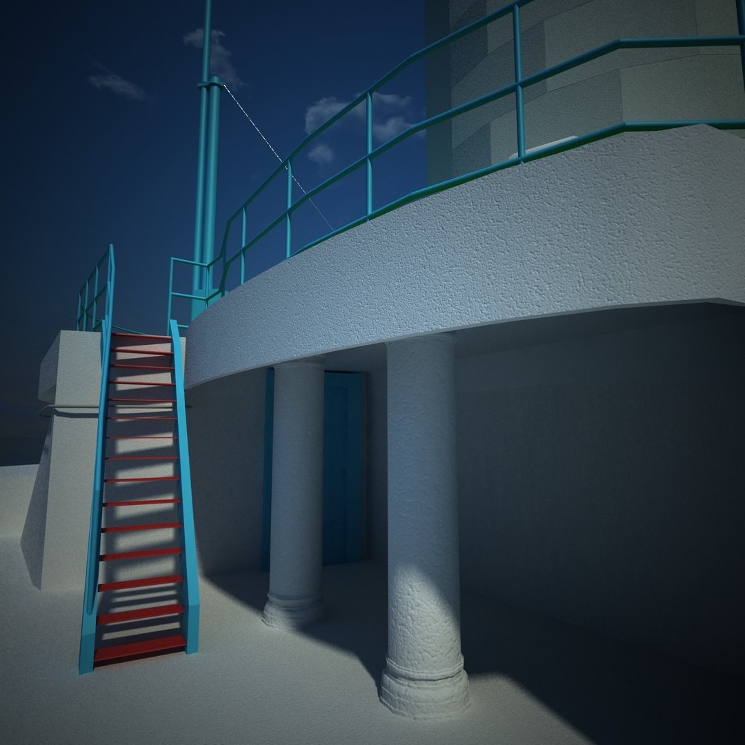 Lighthouse Fresnel Lens 3d Model