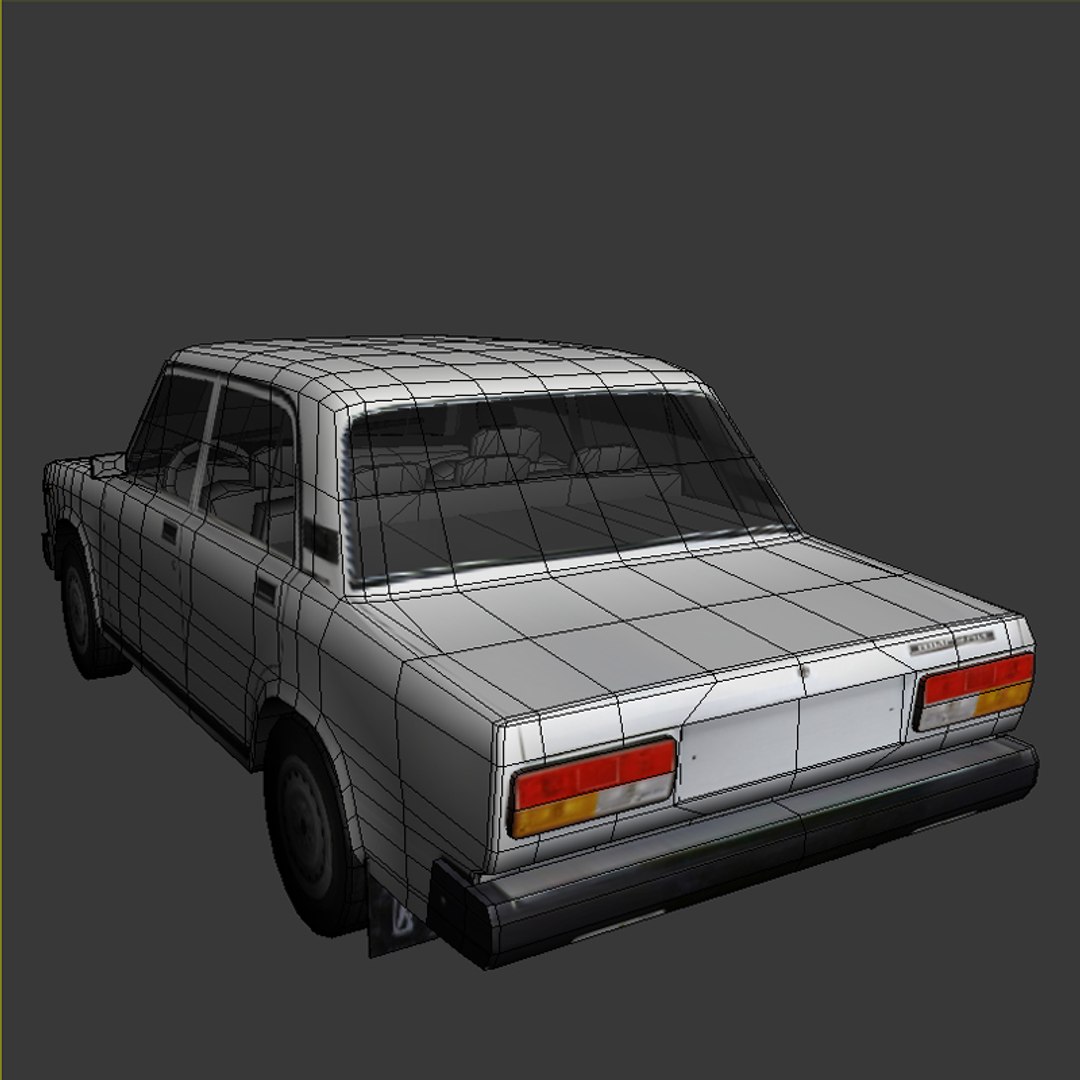 3dsmax Lada 2107