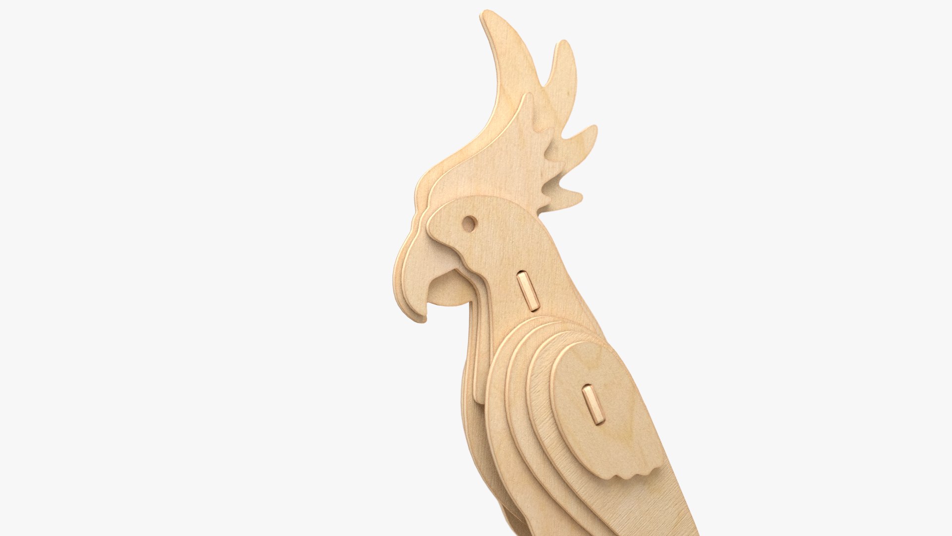 3D Parrot Laser Cut Animation Model - TurboSquid 1609469