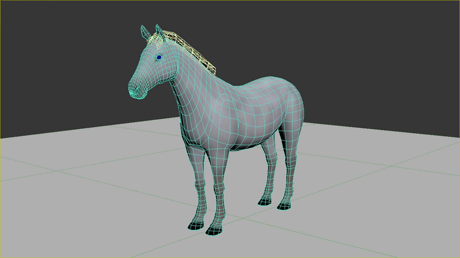 3D Horse Low Poly Horses 4 Pack Model - TurboSquid 1984398