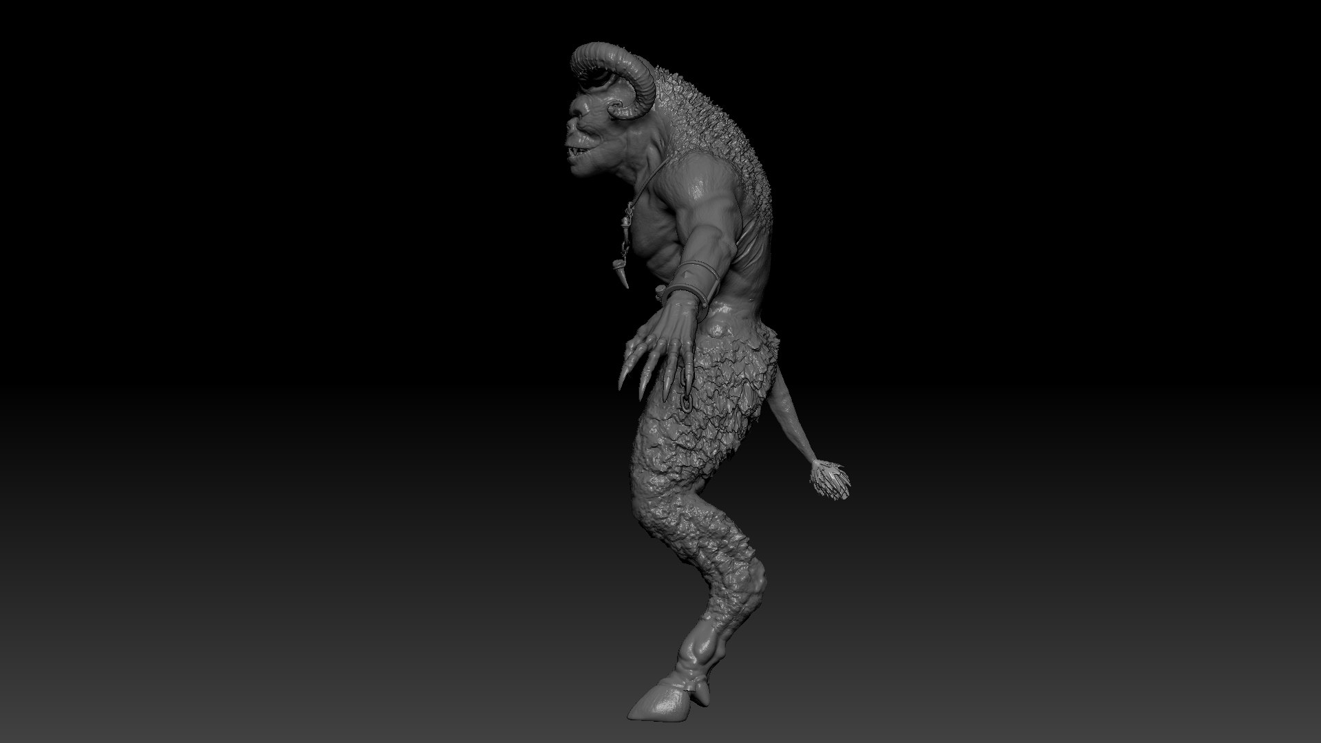 3D Demon Faun - TurboSquid 1871718