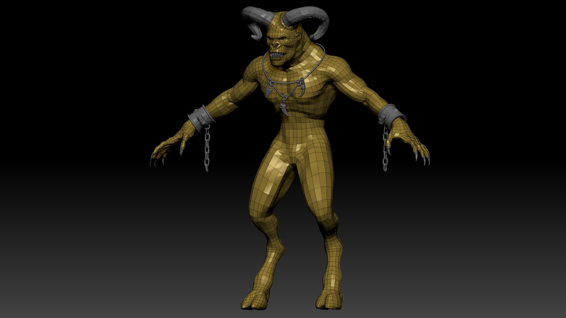 3D Demon Faun - TurboSquid 1871718